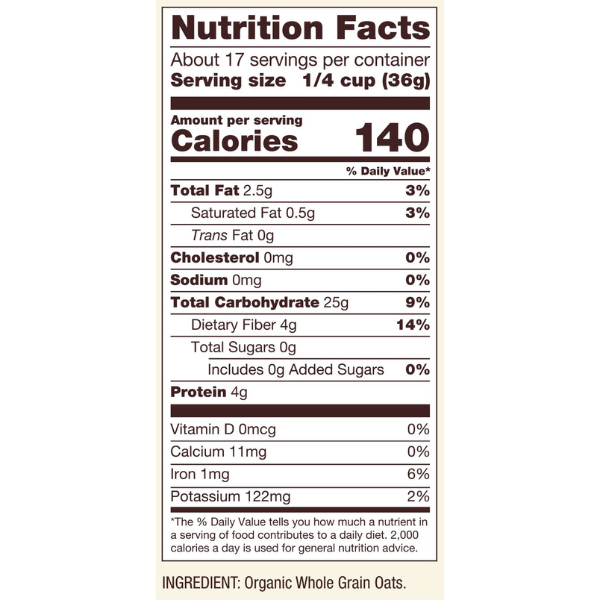 Organic Quick Cooking Steel Cut Oats (624g) – Juthour