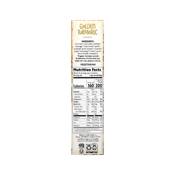 Organic Golden Turmeric Cereal (300g) – Juthour